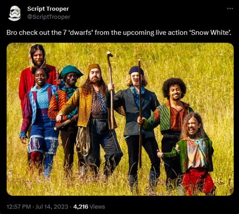 First Set Photos For Disney S Live Action Snow White And The Seven