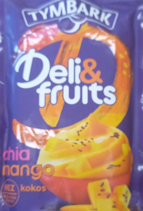 Tymbark Deli Fruits Mus Wieloowocowy Chia Mango 170 G Kalorie KJ I
