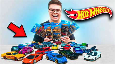 COMPREI TODA A COLEÇÃO NOVA DA HOT WHEELS 25 CARRINHOS YouTube