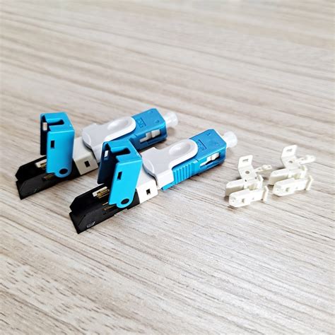 FTTH ESC250D SC APC E UPC Conector Rápido De Fibra Óptica De Um Modo