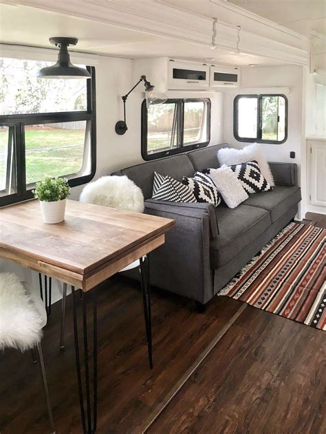 Clever Farmhouse RV Camper Space Saving Ideas 18 Decoarchi