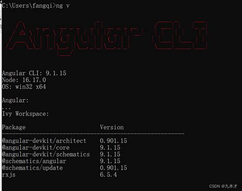 Angular 配置开发环境 angular 开发环境配置 CSDN博客
