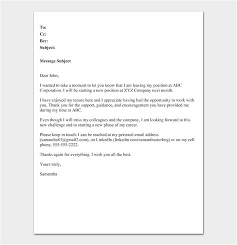 How To Write A Goodbye Email To Co Workers With Examples