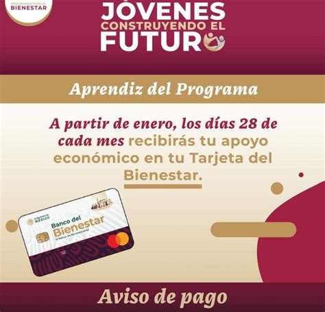 CUÁNDO PAGA Jóvenes Construyendo el Futuro Todo sobre TUS Pagos