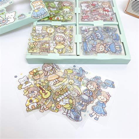 Jual ECER STICKER VIRAL MOMO AESTHETIC WATERPROOF ECERAN 1 LEMBAR