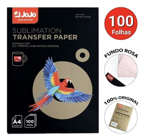 Papel JoJo P Sublimação A4 C 500fls Globinho Papéis Magazine Luiza