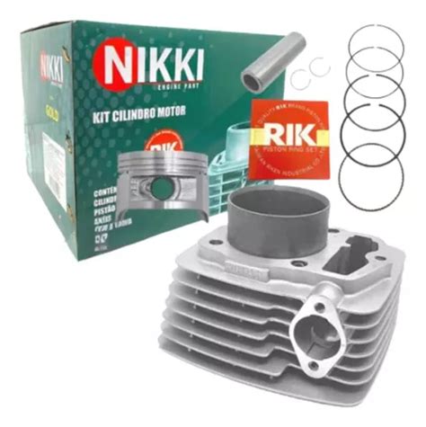 Kit Cilindro Completo Pistao Anel Junta Cbx Xr Nx 200 Parcelamento