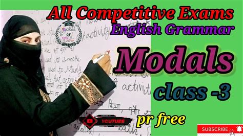 Modals In English Grammar Modals English Grammar All Competitive