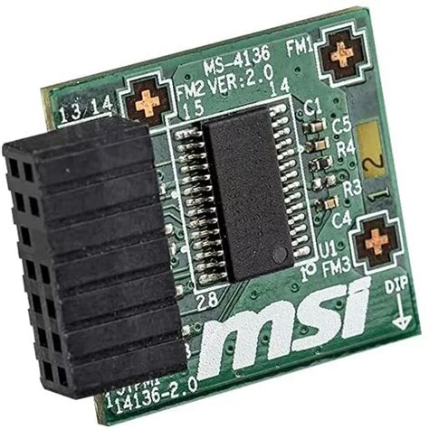 MSI TPM 2 0 SPI Trusted Platform Module MS 4462 12 1 Pin Windows 11