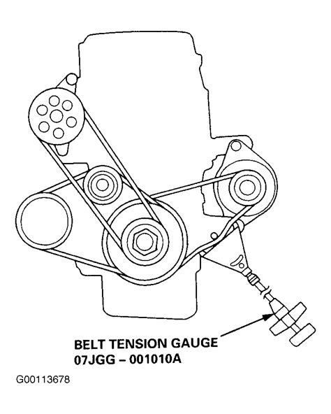Honda Accord Serpentine Belt Routing And Timing Belt Diagrams