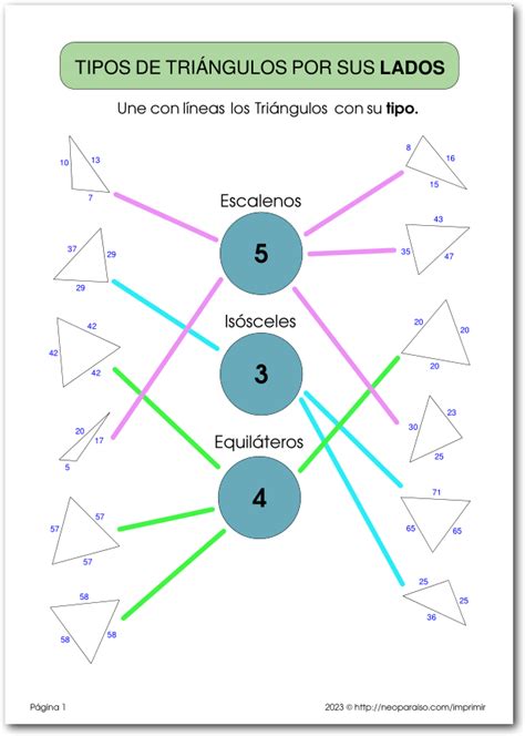 Ejercicios De Clasificaci N De Tri Ngulos