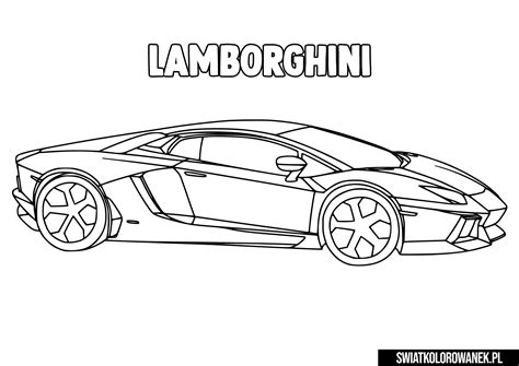Kolorowanki Lamborghini