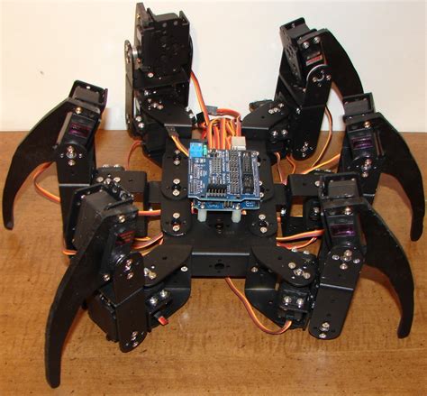 My Next Project Is A Six Legged Robot I Look At These Projects That