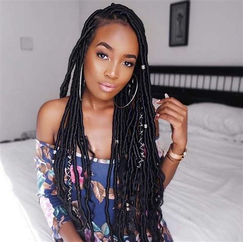 43 Ways To Pull Off Goddess Faux Locs StayGlam In 2024 Beautiful
