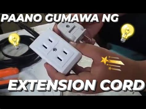 Paano Gumawa Ng Extension Cord School Project Youtube