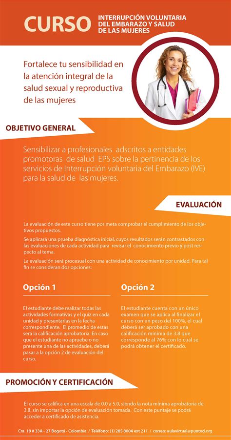 Curso Interrupción Voluntaria del Embazo