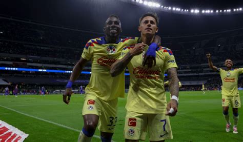 El Clásico es azulcrema América derrotó a Cruz Azul en el Azteca