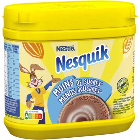 Chocolat en poudre cacaotée NESQUIK la boite de 350 g à Prix Carrefour