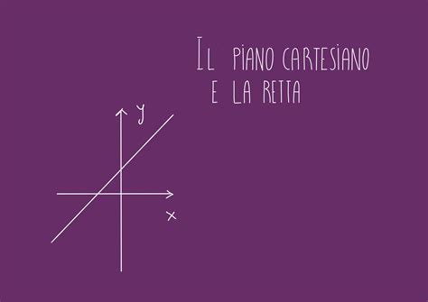 Matematica Il Piano Cartesiano E La Retta Mappe Per La Scuola