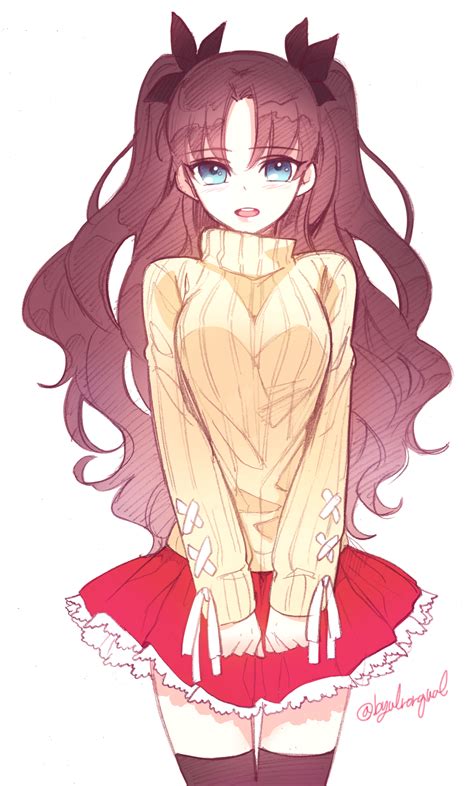 Tohsaka Rin Fate Stay Night Mobile Wallpaper By Byulrorqual