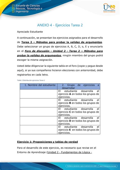 Anexo 4 Ejercicios Tarea 2 ANEXO 4 Ejercicios Tarea 2 Apreciado