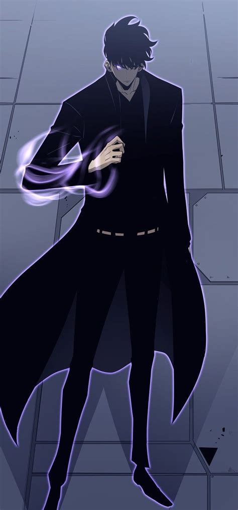 The Shadow Monarch In Sung Jin Woo Handsome Anime Guys Leveling