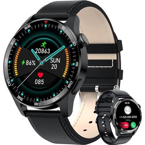 Smartwatch Hommes Bluetooth Appels Haut Parleur Avec Écran Tactile Hd 1