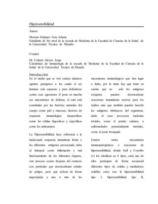 Hipersensibilidad PDF