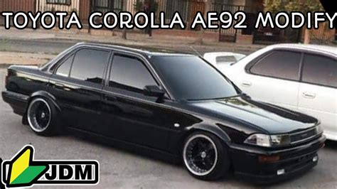 Black Beauty Ae Corolla Modified Toyota Ae Gt Modified From