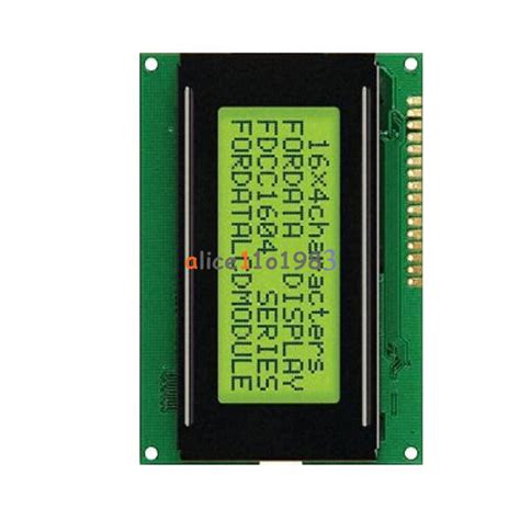 Lcd X Character Lcd Display Module Lcm Yellow Blacklight V