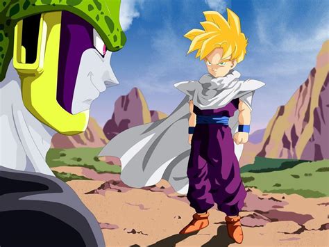 Gohan Vs Cell Wallpapers Wallpaper Cave