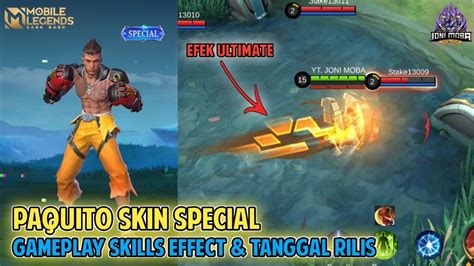 Paquito Special Skin Underground Boxer Tanggal Rilis Gameplay