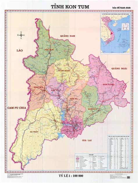 Khám phá Bản đồ Tỉnh Gia Lai Việt Nam Những điểm địa lý thú vị