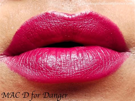 MAC D For Danger Matte Lipstick Review Swatches