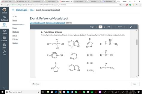 Functional Groups Diagram Quizlet