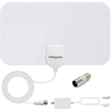 Antenne TV Intérieur TNT HD Puissante Antenne HDTV 4K 1080P avec