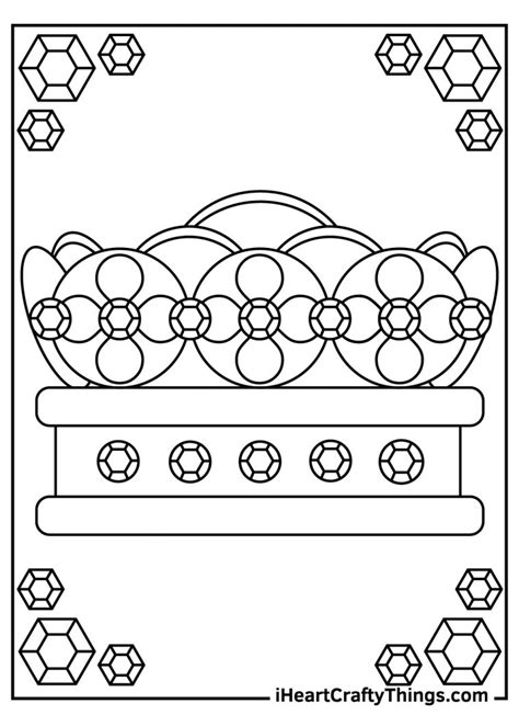 Princess Crown Coloring Pages Printable Coloring Craze