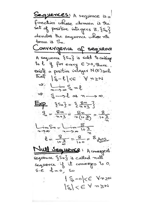 solution sequence convergence of sequence monotonic sequence an important limit and