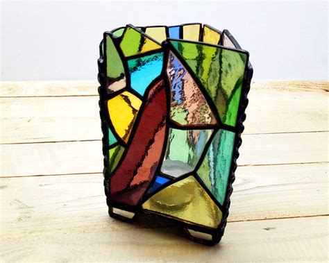 Stained Glass Candle Holder Tea Light Candle Holder Home Decor Shop