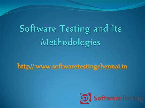 ppt software testing and its methodologies powerpoint presentation free download id 7391407
