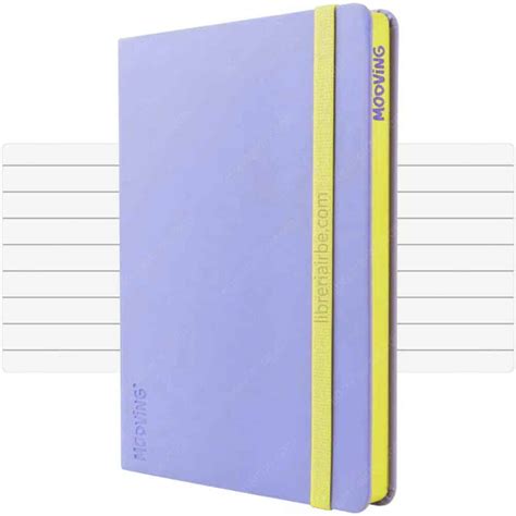 Cuaderno Libreta Tamaño A5 Empastado Tapa Dura Mooving Notes con