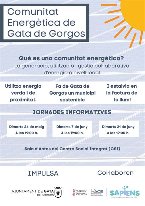 GATA IMPULSA LA CREACIÓN DE UNA COMUNIDAD ENERGÉTICA LOCAL Ajuntament
