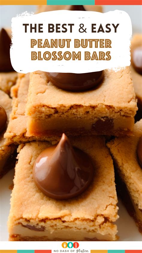 Peanut Butter Blossom Bars
