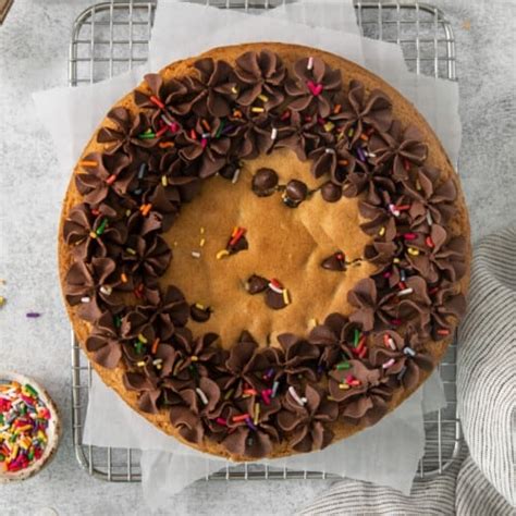 Easy Gluten Free Cookie Cake Meaningful Eats