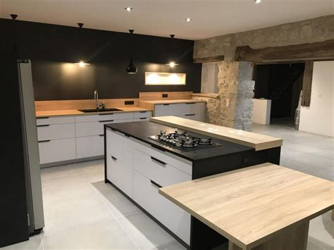 Cuisine Noire Et Bois Mod Les Tendances Kozikaza Artofit