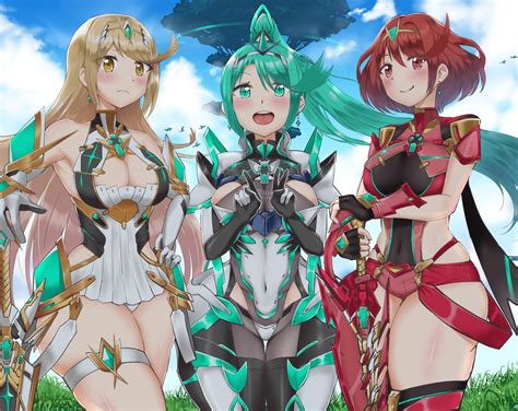 Pneuma Mythra Pyra Xenoblade Chronicles 2 Know Your Meme