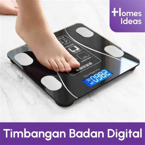 Jual Timbangan Berat Badan Baterai Digital Bluetooth Smart Pintar Max