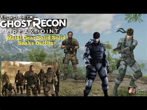 Ghost Recon Breakpoint Metal Gear Solid Solid Snake Outfits Youtube