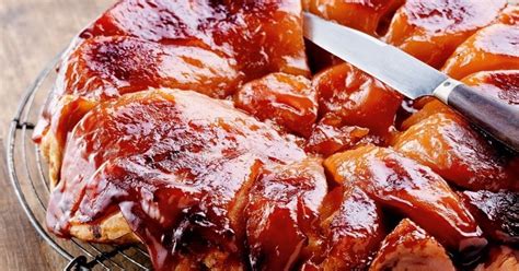 recette tarte tatin au coing et à l orange Marie Claire