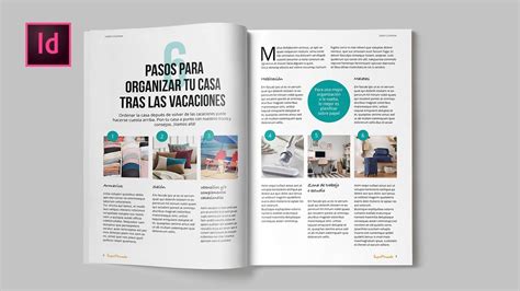 Cómo hacer una Doble Página de una Revista en Adobe Indesign Revista